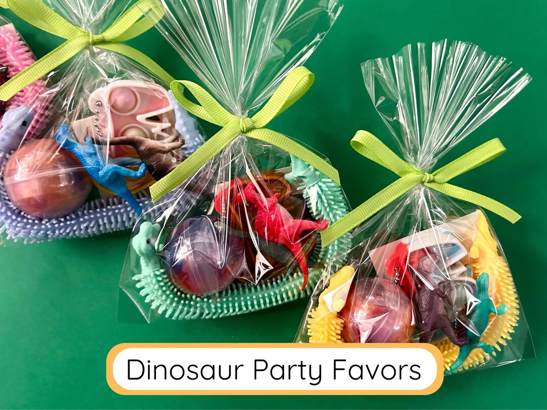 Dinosaur Party Favor Dinosaur Goodie Bag Kids Favor Dinosaur Party Bag ...