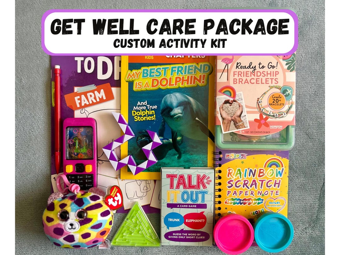 Get Well Care Package for Kids Get Well Gift Get Well Soon Gift Feel ...