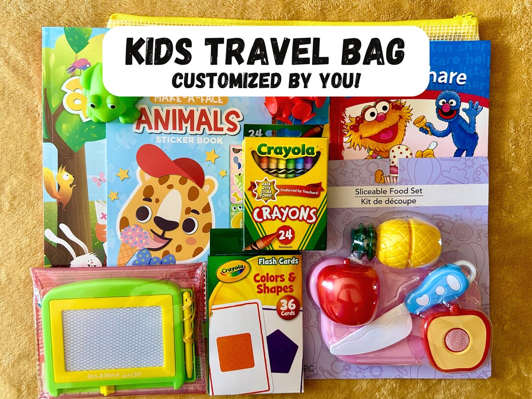 Customized Kids Activity Kit Road Trip Activities Kids Activities ...