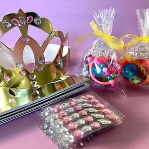 Princess Crown Craft Kit DIY Tiara Making Kids Activity Set Sleepover ...