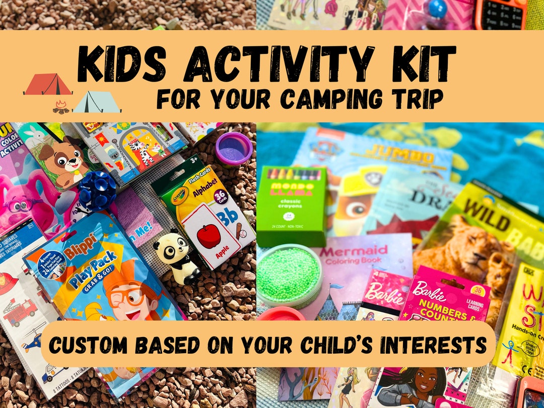 Camping With Kids Activity Kit for Camping Trip Activities Campsite ...