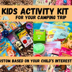 Camping With Kids Activity Kit for Camping Trip Activities Campsite ...