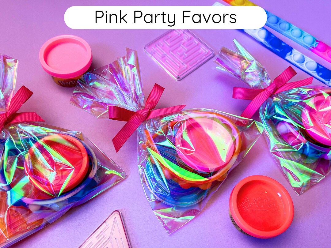 Pink Party Favor Girl Kid Party Favor Classroom Exchange Bundle Play ...