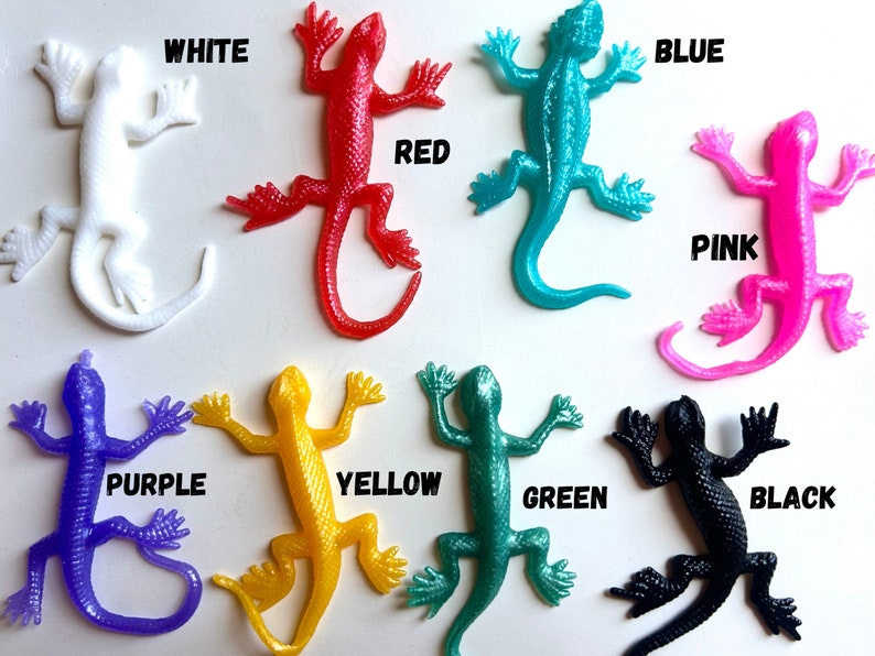 Stretchy Lizard Toy Lizard Party Favor for Kids Reptile Party Gift for ...