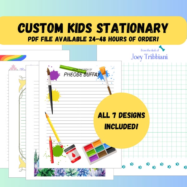 Digital Stationary - Etsy