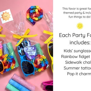 Pool Party Favor Gift Bag With Sunglasses Pool Party Beach Bundle for ...