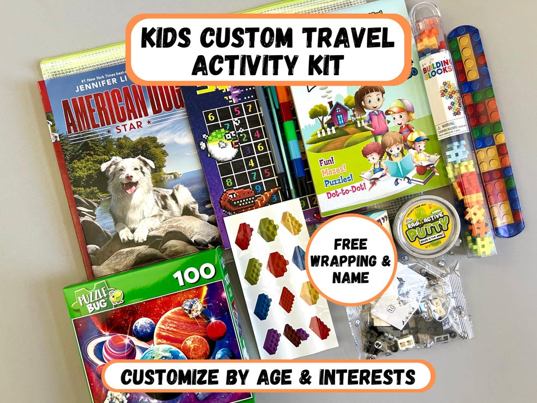 Camping Kids Activity Kit for Kids Camping Trip Activities Campsite ...