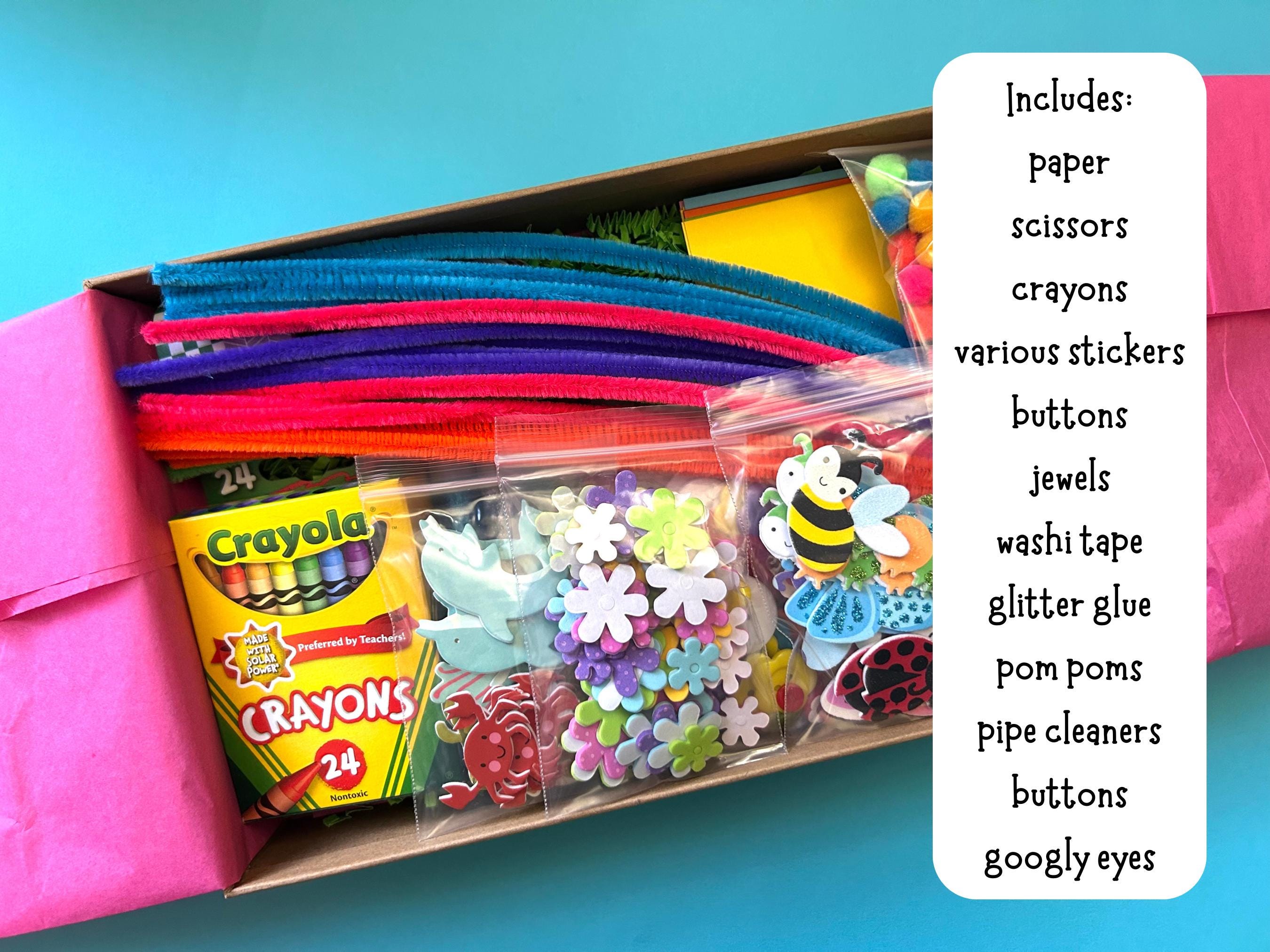 Personalized Childrens Art Set for Kids Craft Kit for Children Art ...