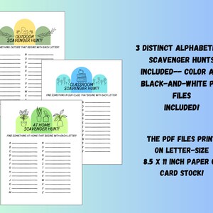 Printable Scavenger Hunt Party Games Printable for Kids Game Printable ...