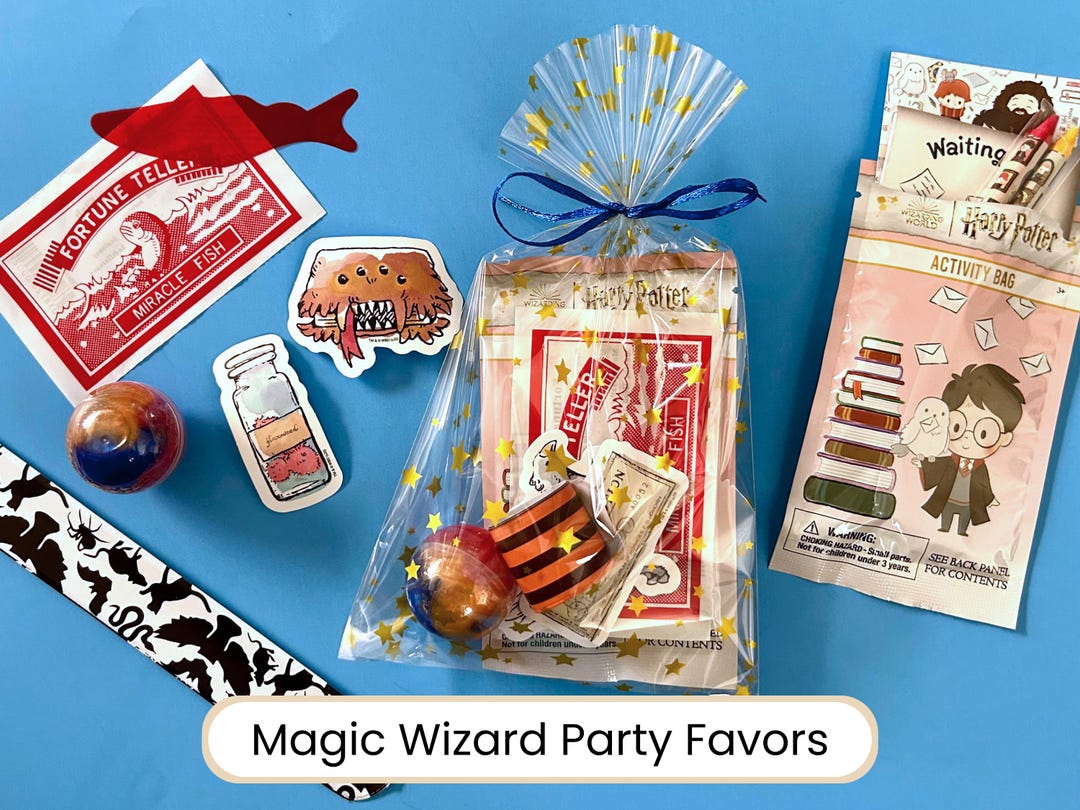 Magic Party Favor for Birthday Party Gift Wizard Party Goodie Bag Book ...