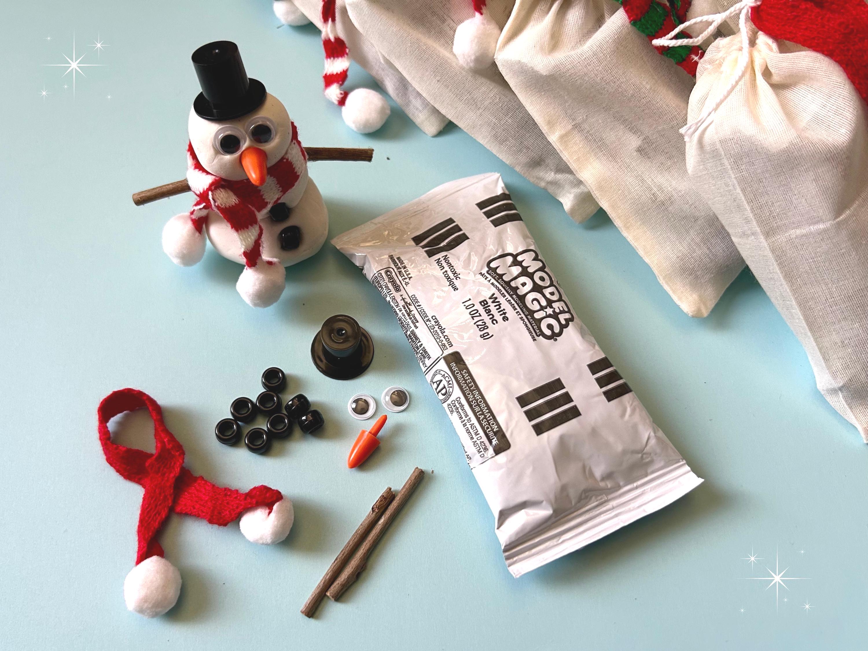 Snowman Craft Kit Christmas Party Activity Kids Winter Craft Holiday ...