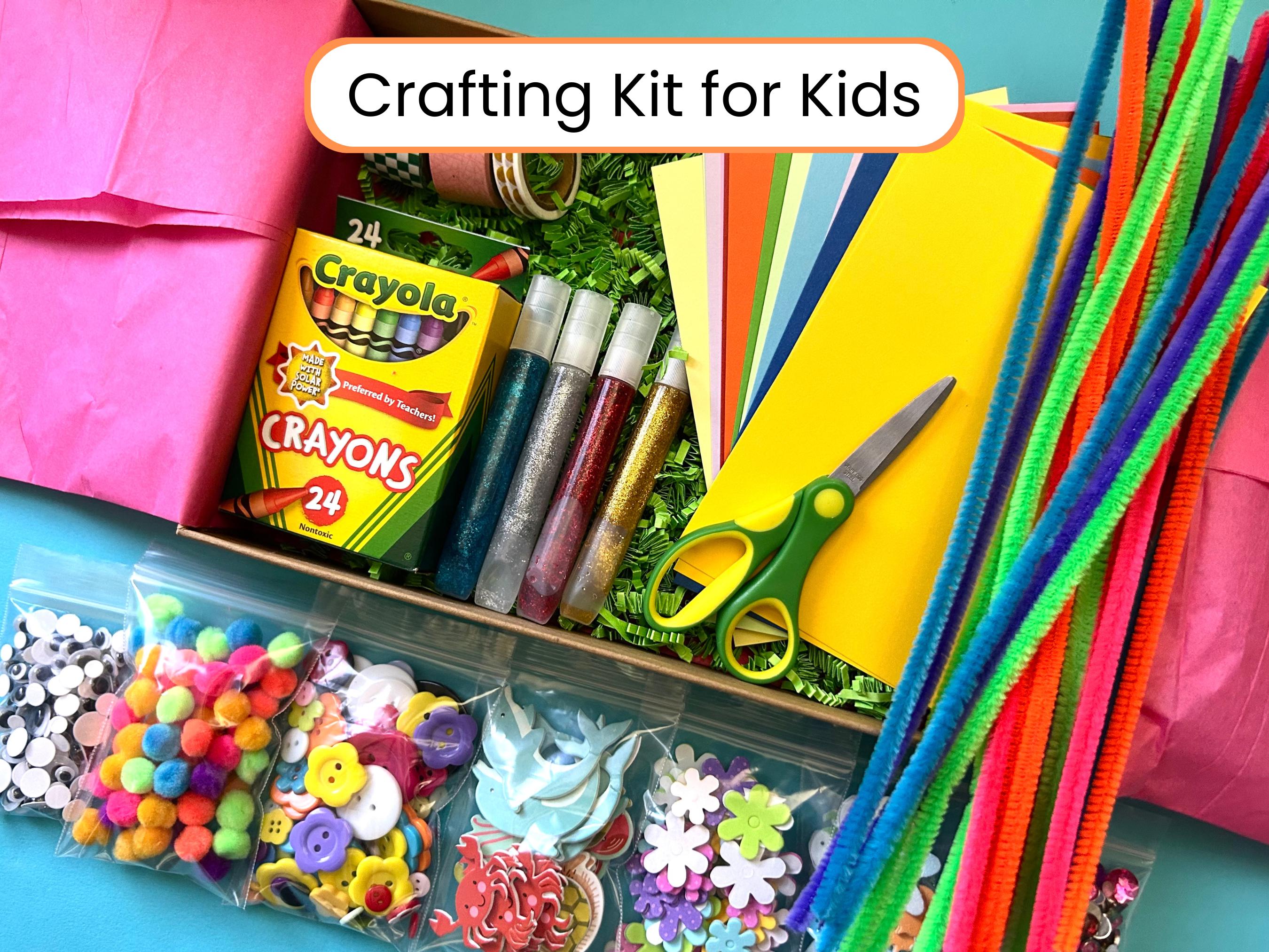 Personalized Childrens Art Set for Kids Craft Kit for Children Art ...