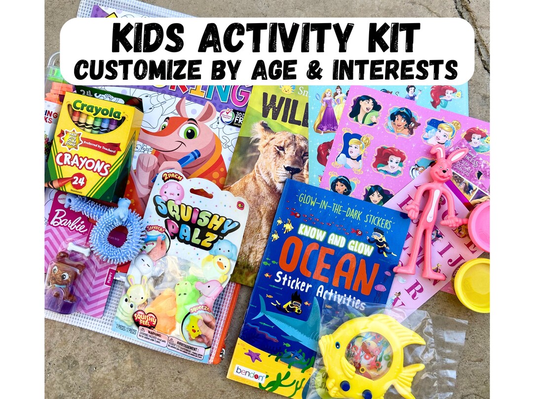 Restaurant Activity Kit Customizable Activities for Kids Restaurant ...