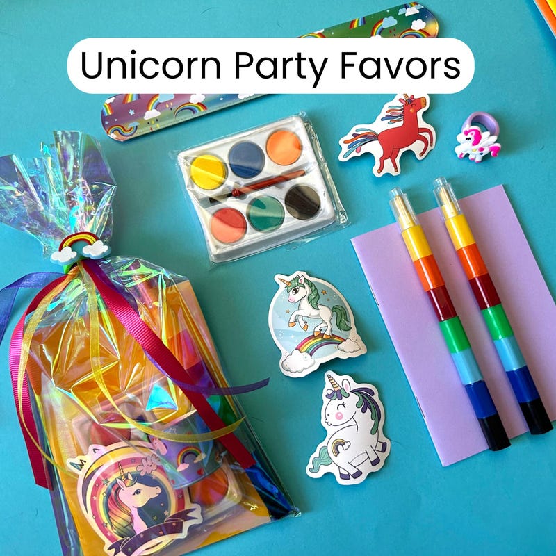 Unicorn Birthday Party Favor Bag - Etsy