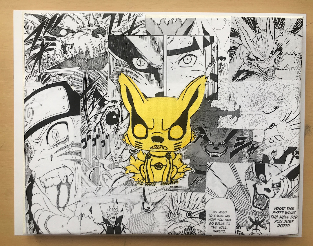 Glowing Fox Manga Panel - Etsy