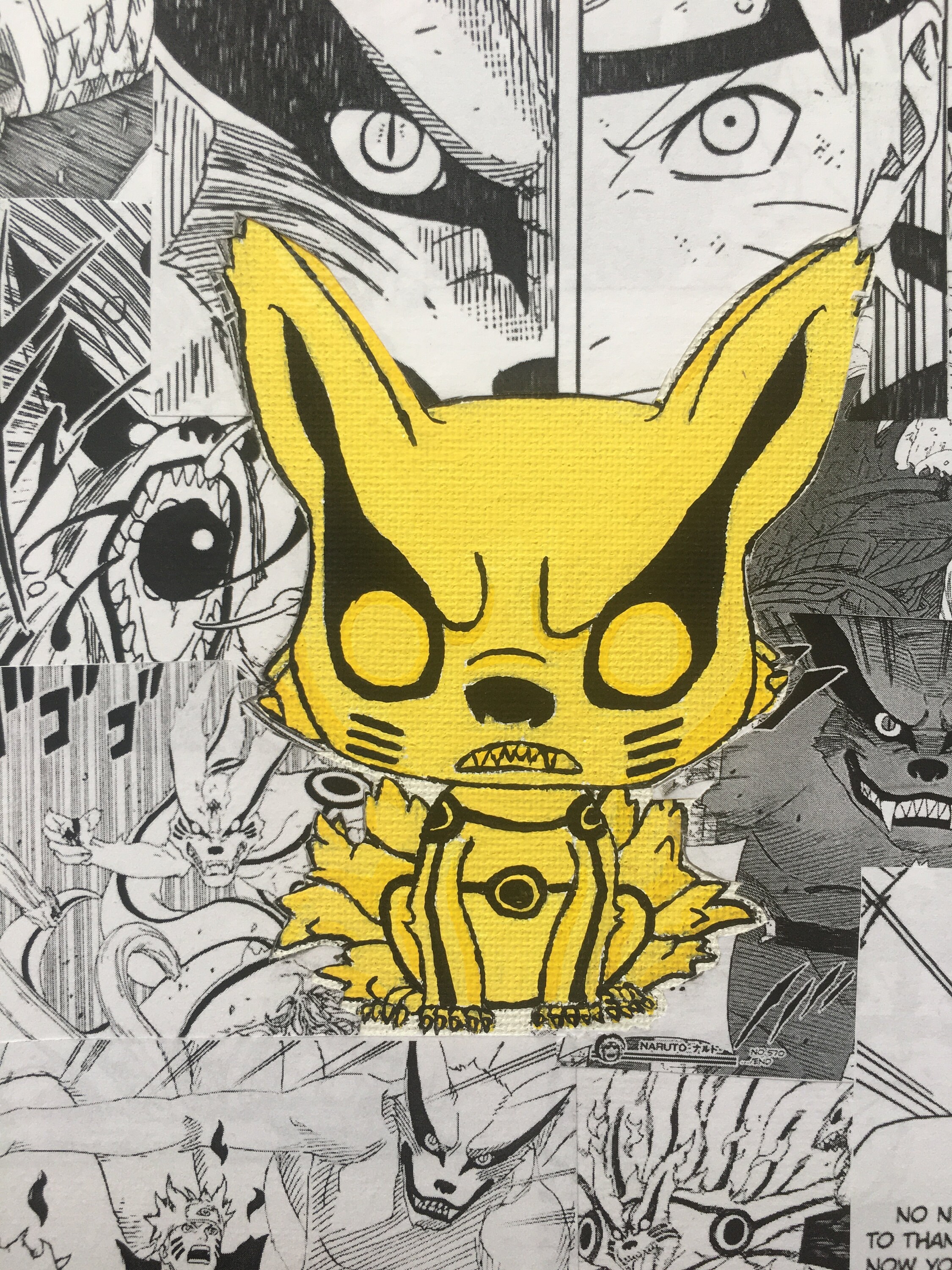 Glowing Fox Manga Panel - Etsy