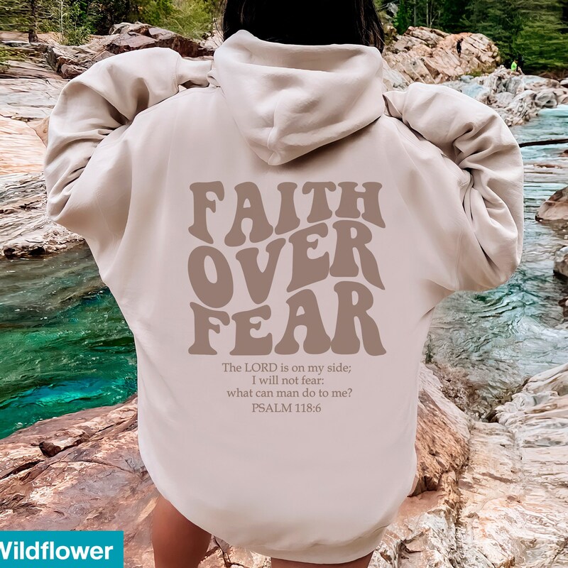 Faith Over Fear Hoodie - Etsy