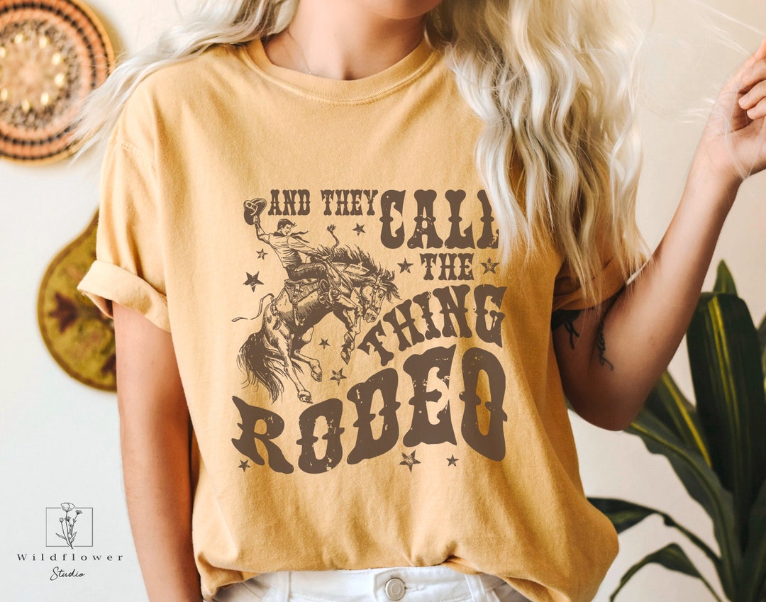 Rodeo Shirt, Retro Rodeo Shirt, Vintage Country Shirt, Western Graphic ...