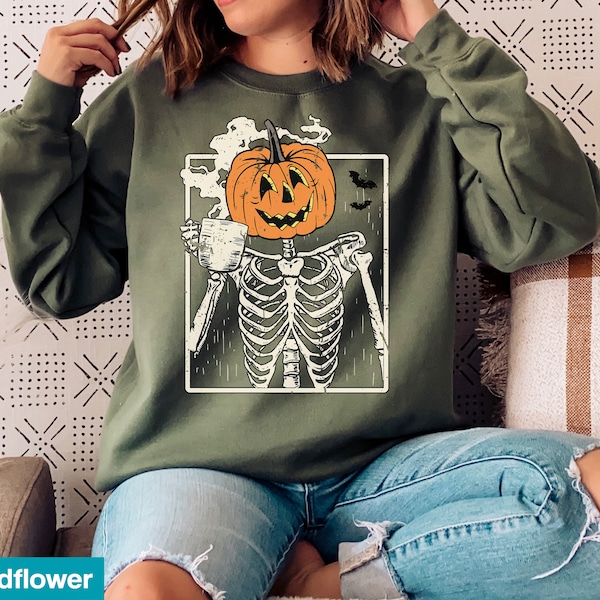 Skeleton Sweatshirt - Etsy