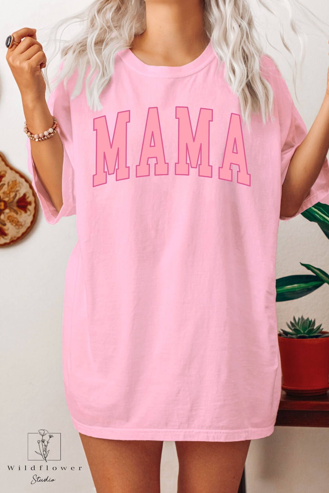 Retro Mama Shirt, Comfort Colors Mama Shirt, Mothers Day Shirt ...