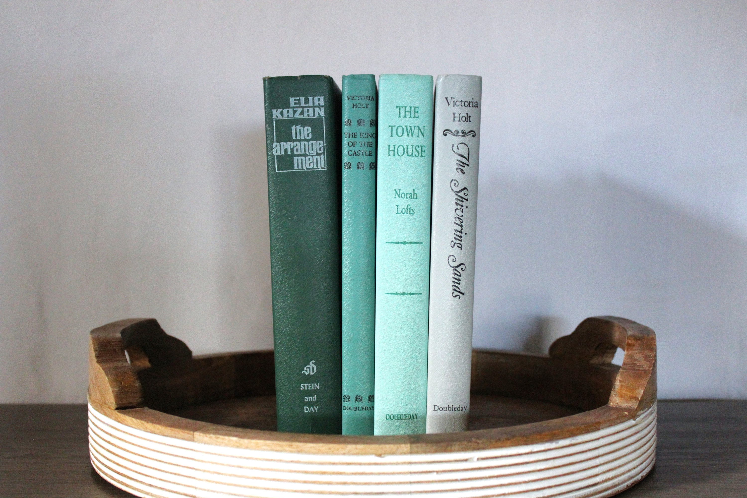Mint Green Gradient Vintage Book Set Decorative Books Color - Etsy