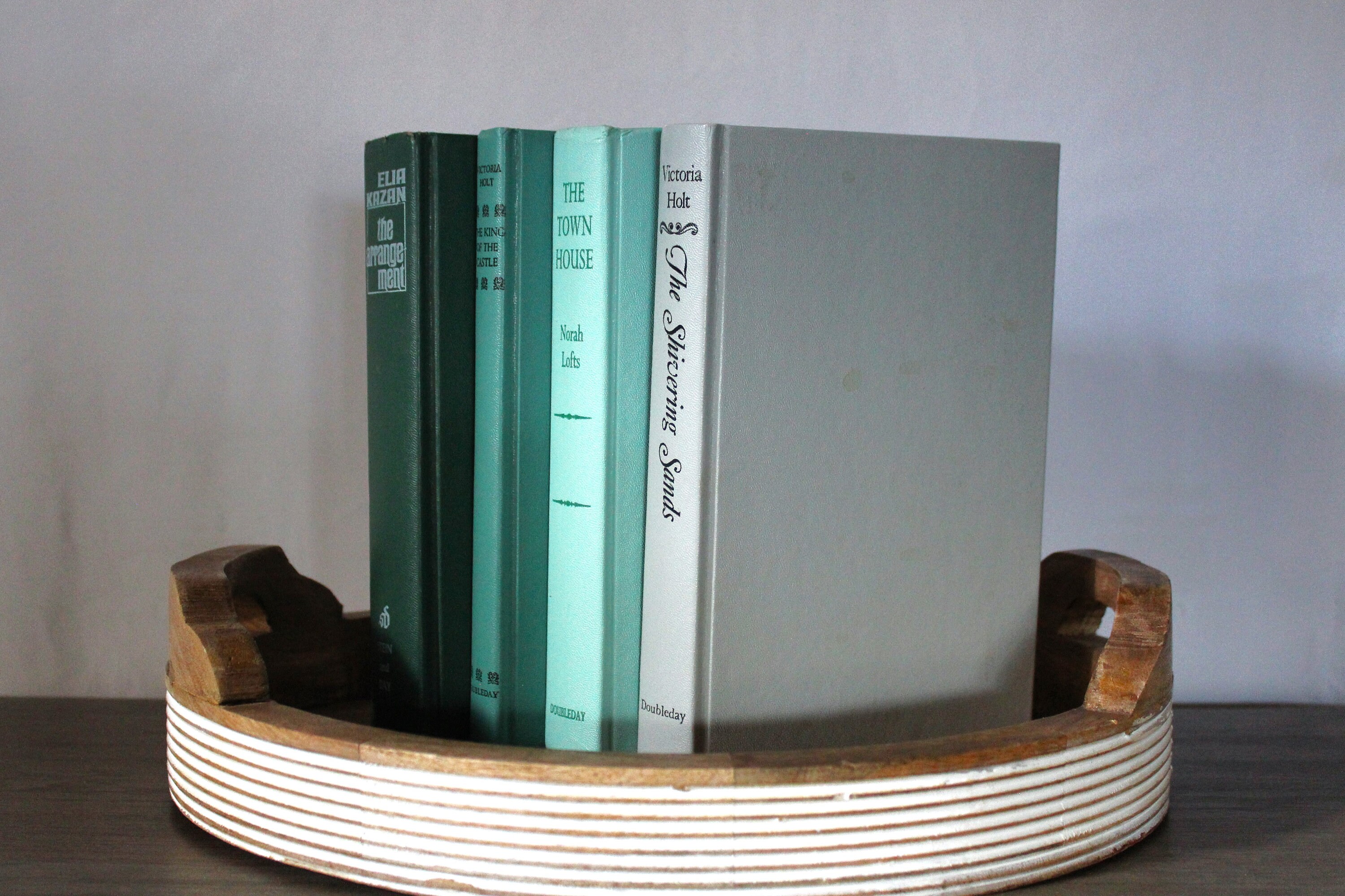 Mint Green Gradient Vintage Book Set Decorative Books Color - Etsy