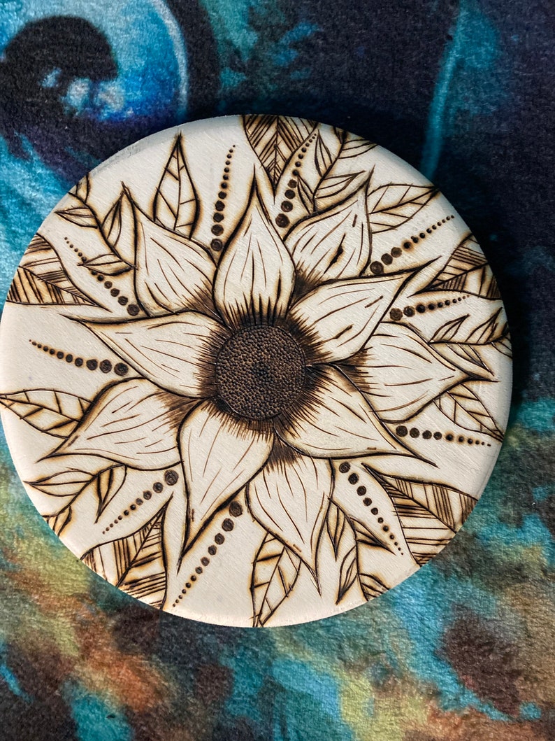 Flower Wood Burning - Etsy