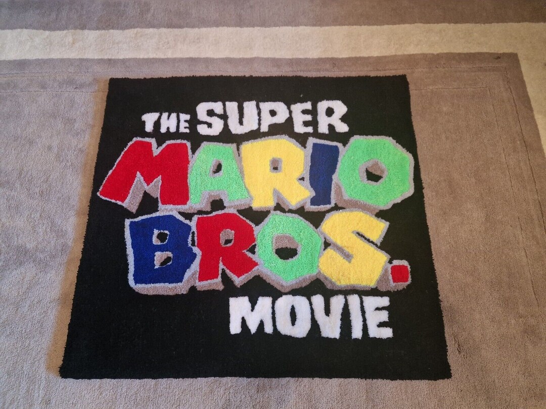 Super Mario Hand Tufted Rug - Etsy