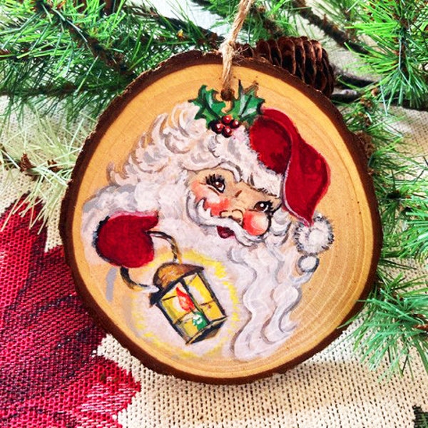Wood Slice Ornaments - Etsy