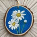 DAISY HANDPAINTED Wood Slice Ornament - Etsy
