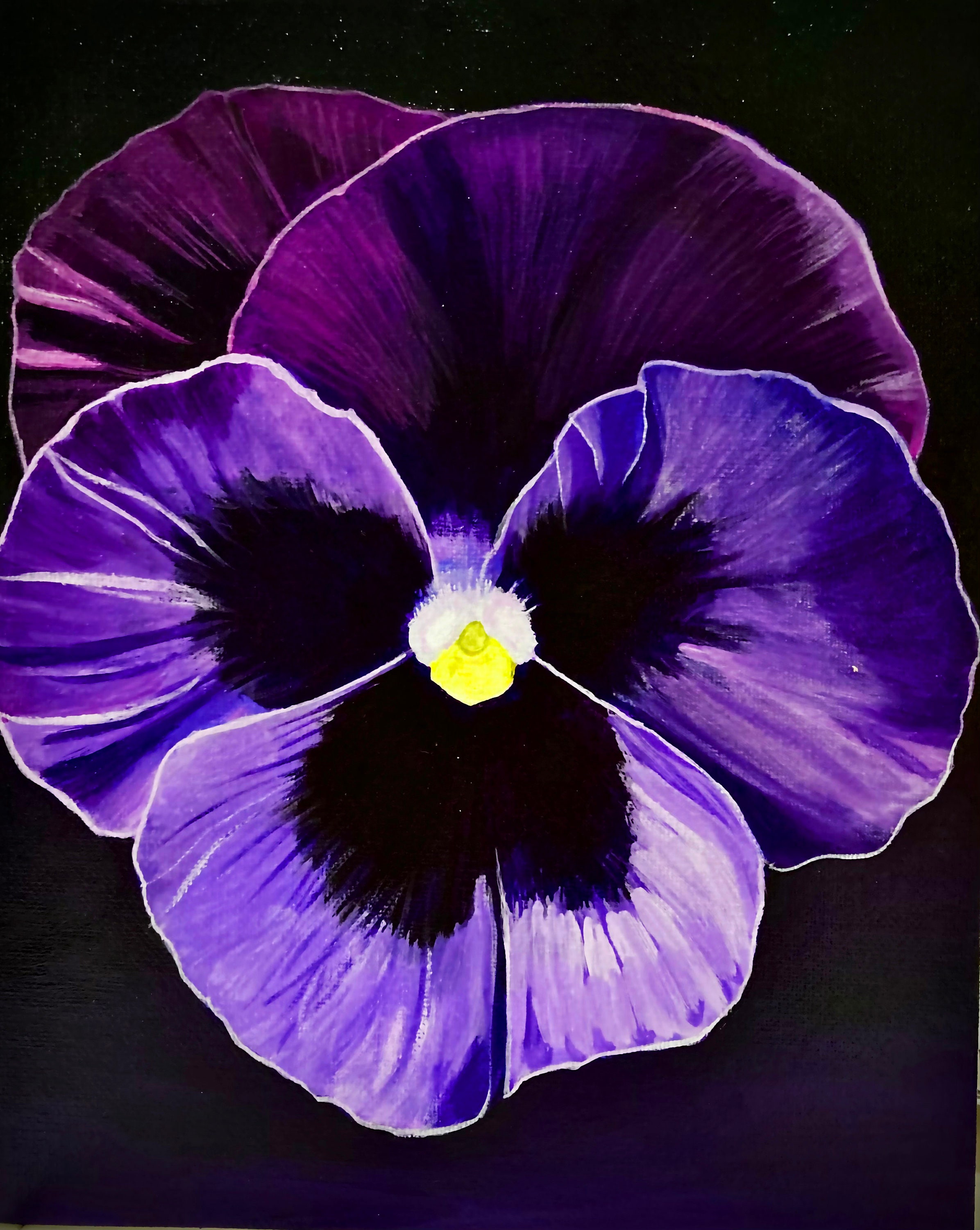 Pansy Flower Painting