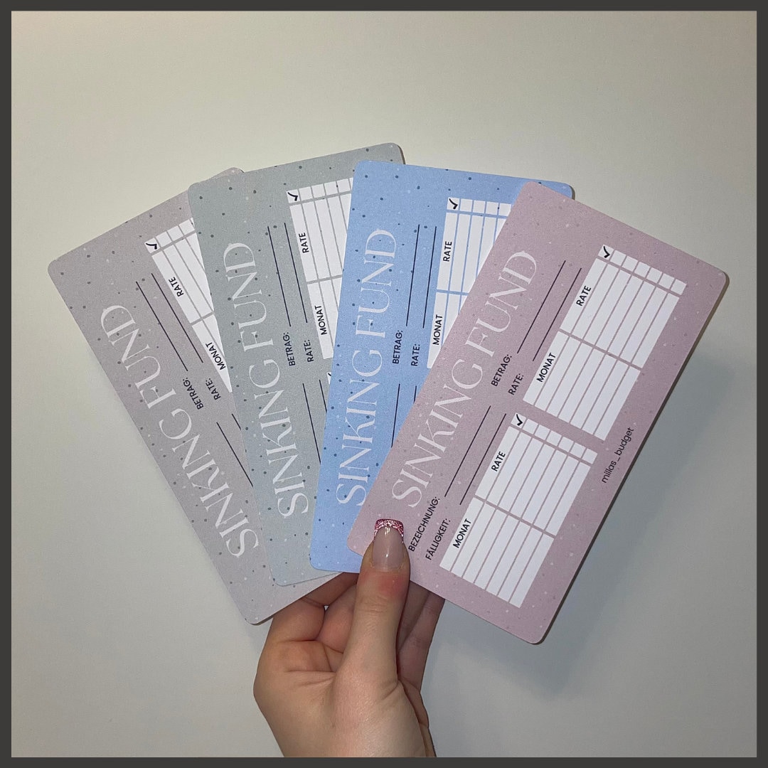 Sinking Funds Tracker for the A6 Budget Binder - Etsy