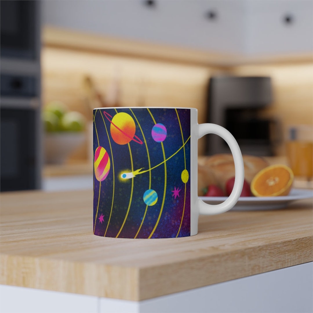 Solar System Mug, Space Mug, Planets Mug, Star Mug, Christmas Gift ...