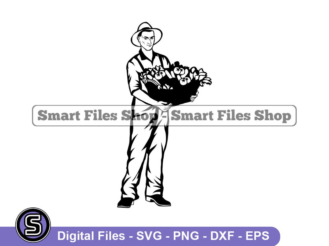 Farmer 5 Svg, Farmer Svg, Farming Svg, Farm Svg, Farmer Cut Files ...