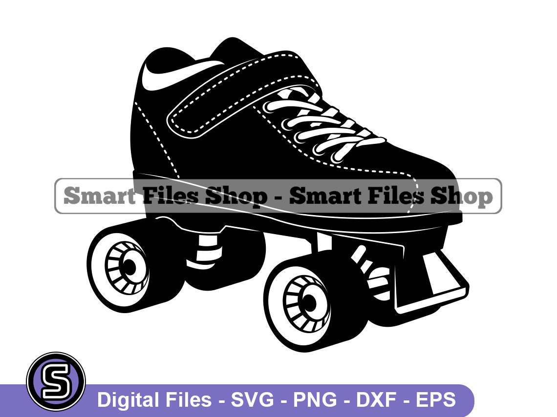 Quad Skates #3 Svg, Roller Blades Svg, Roller Skates Svg, Quad Skates ...