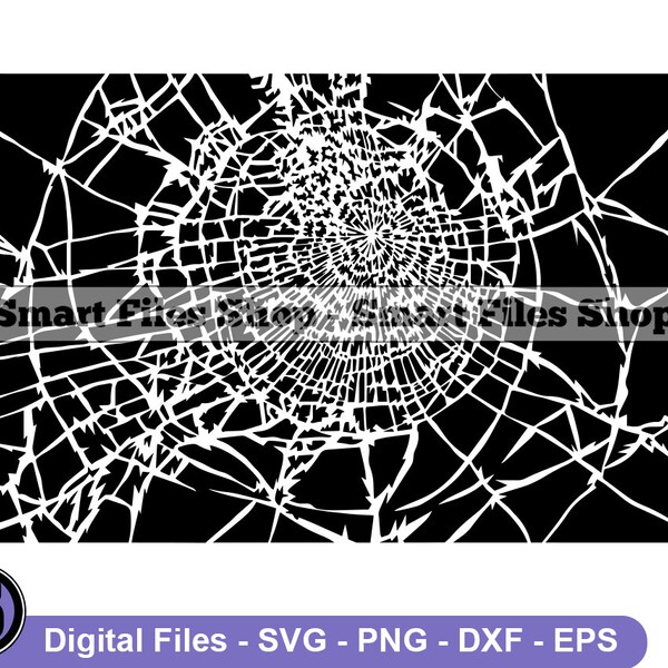 Broken Glass Svg - Etsy
