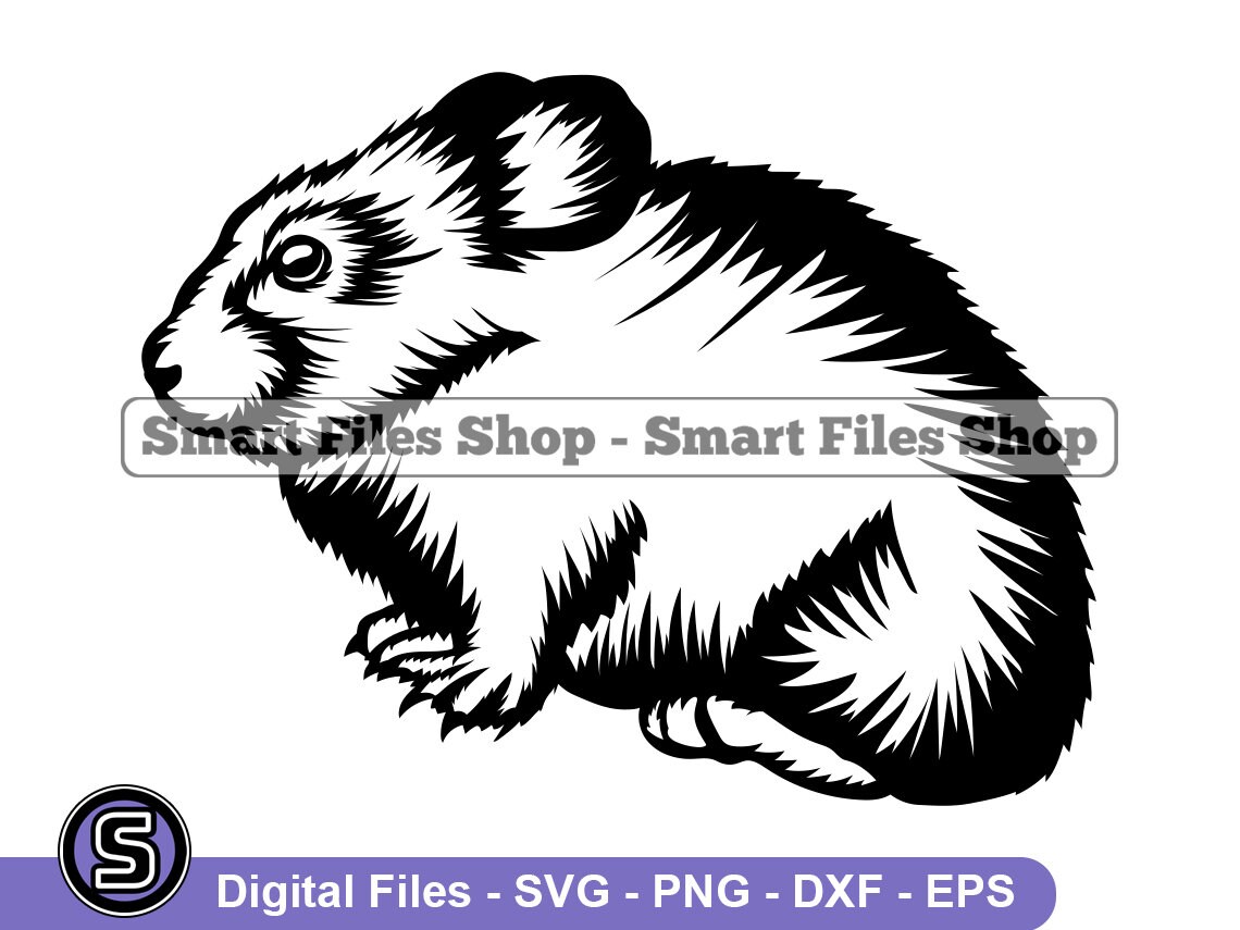 Pika #2 SVG, Pika SVG, Mouse Svg, Animals Svg, Pika Dxf, Pika Png, Pika ...