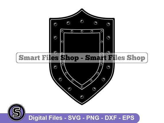 Shield 7 SVG Shield Svg Defence Svg Armor Svg Shield Dxf | Etsy