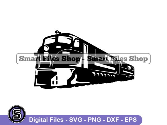 Train 4 SVG Train SVG Steam Engine Svg Locomotive Svg - Etsy