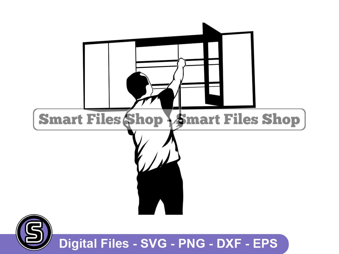 Cabinet Installation #2 Svg, Home Improvement Svg, Cabinet Installation ...