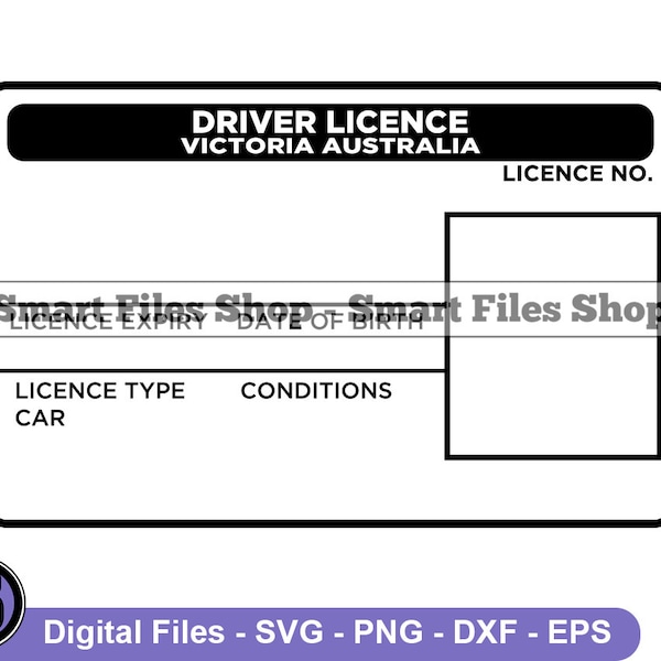 Fake Drivers License Template - Etsy