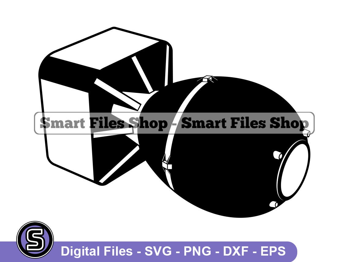 Atomic Bomb Svg Bomb Svg Nuclear Weapon Svg Atomic Bomb - Etsy