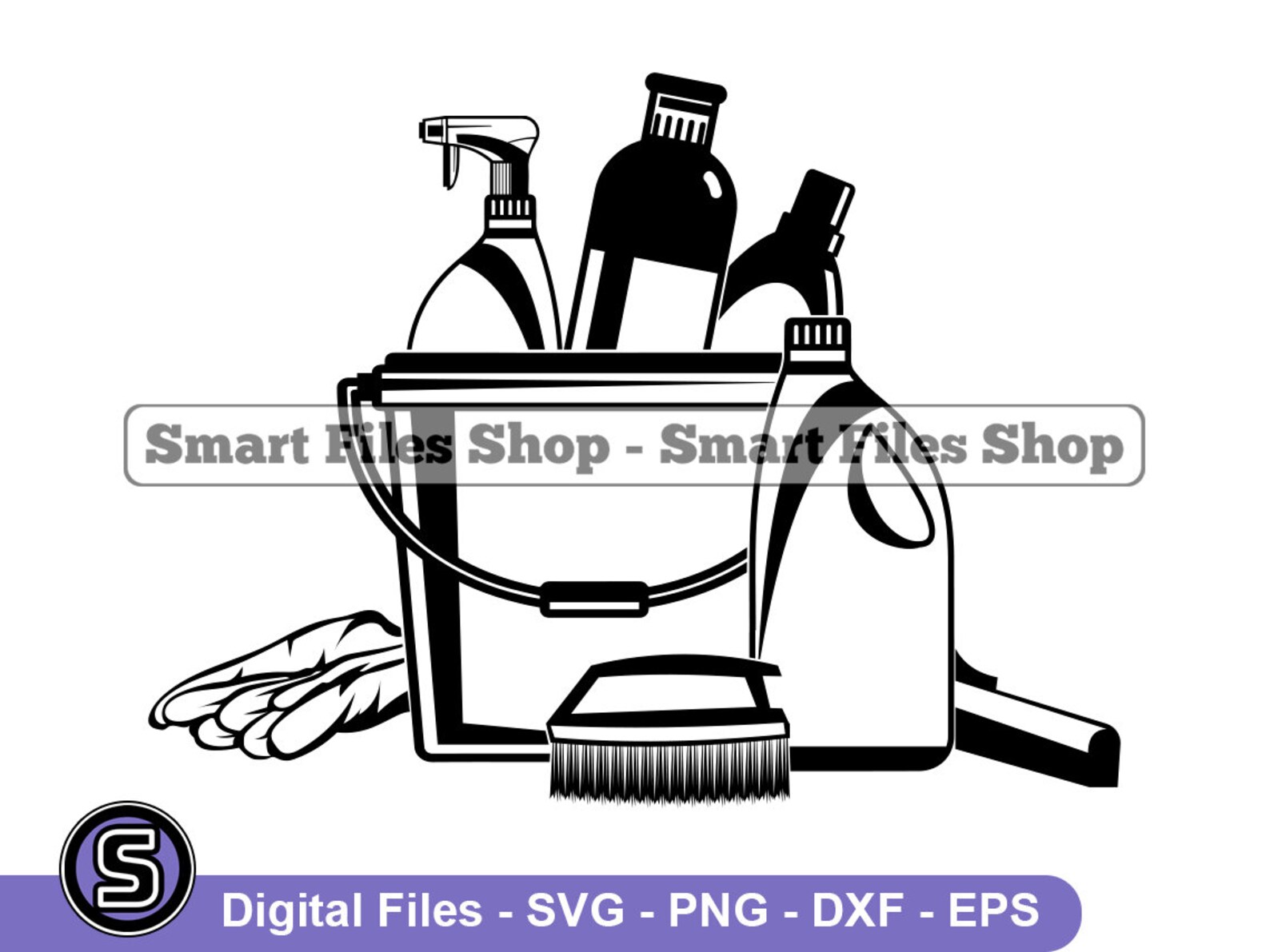 Cleaning Supplies Logo Logo Svg, Cleaning Svg, Cleaning Services Svg ...