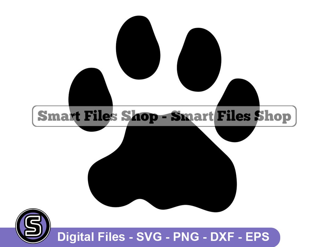 Panther Footprint SVG, Panther Svg, Footprint Svg, Footprint Dxf ...