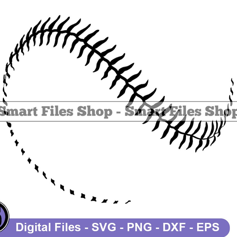 Half Baseball Svg - Etsy