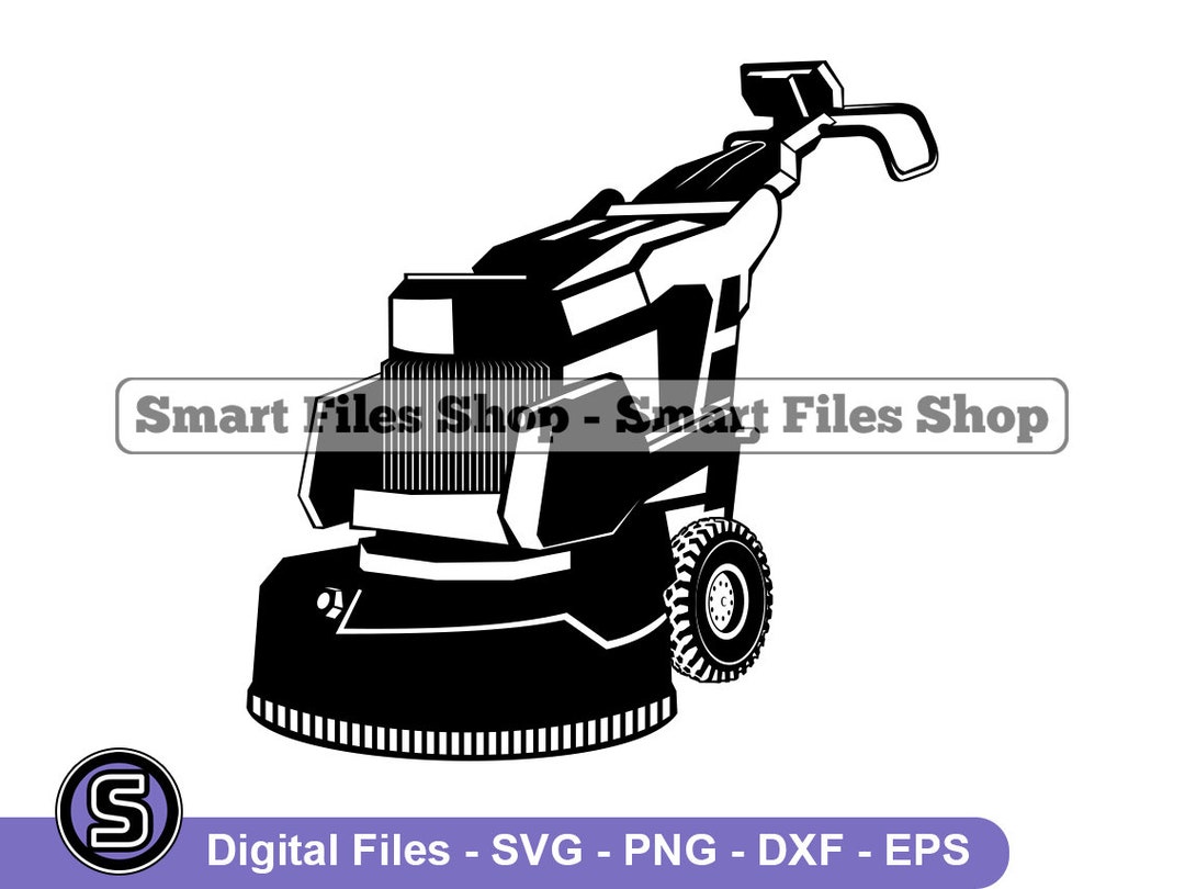 Concrete Grinding Machine Svg, Contractor Svg, Concrete Svg, Concrete ...