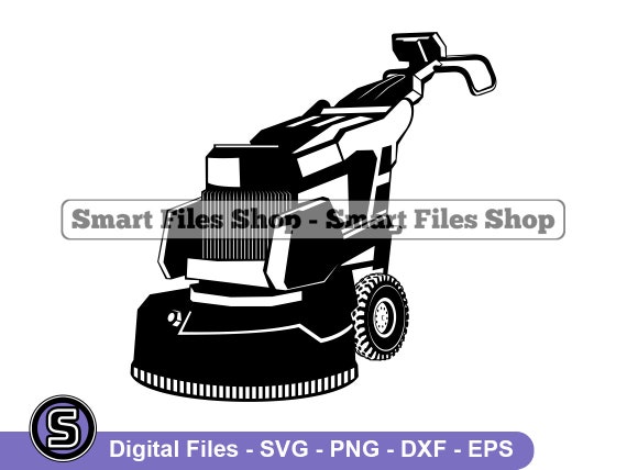 Concrete Grinding Machine Svg Contractor Svg Concrete Svg - Etsy