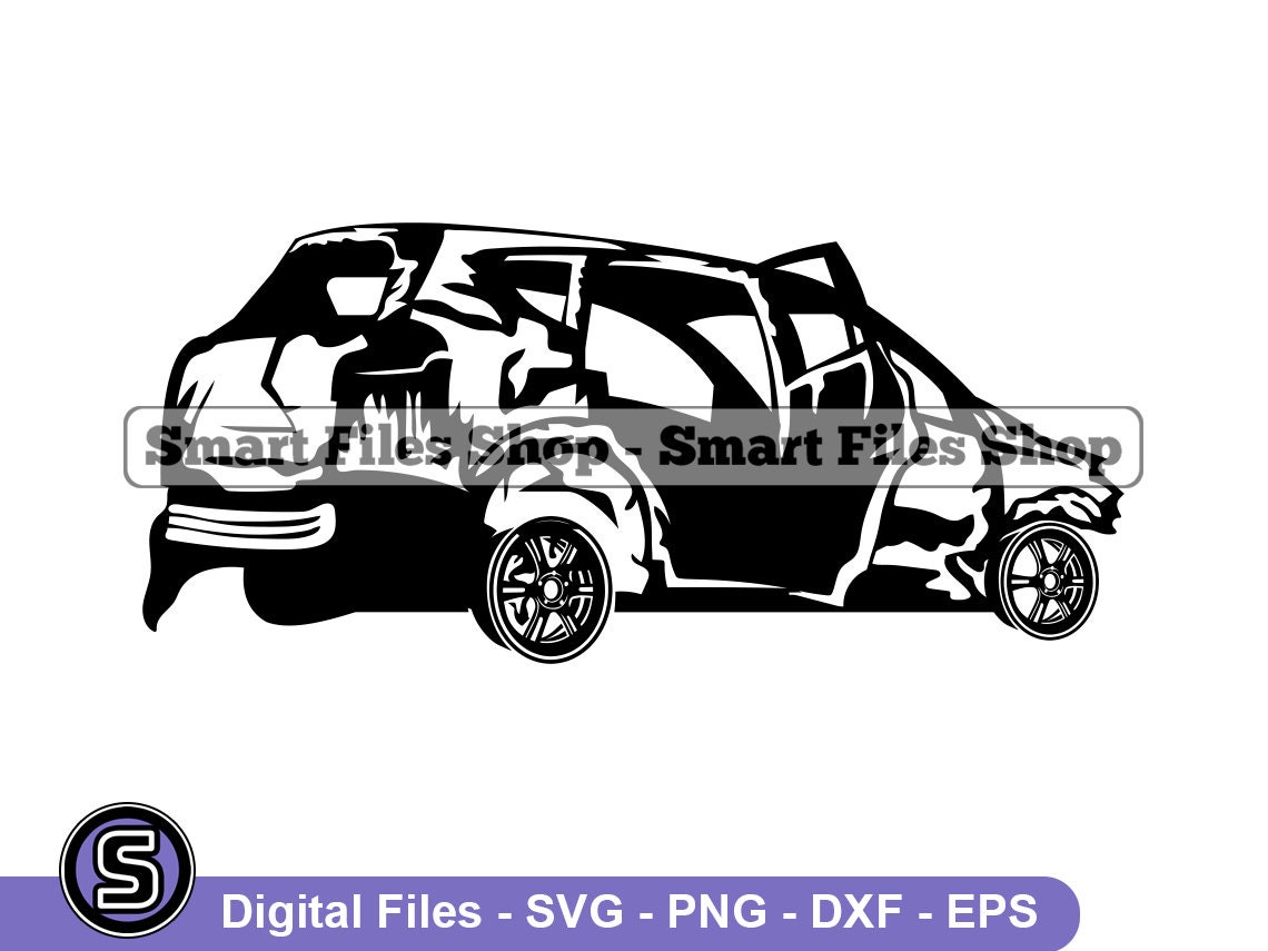 Smashed Car Clipart