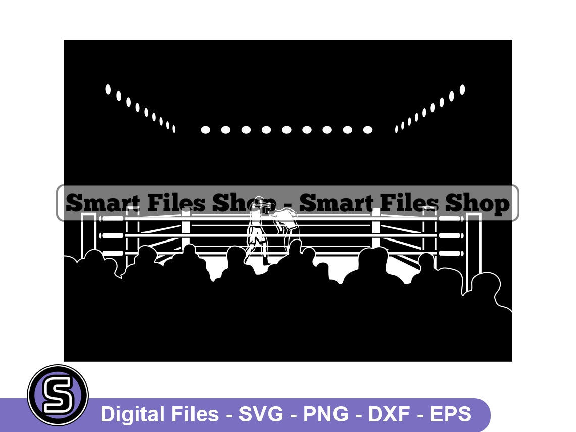 Boxing Ring Svg Boxing Svg Boxer Svg Boxing Dxf Boxing | Etsy