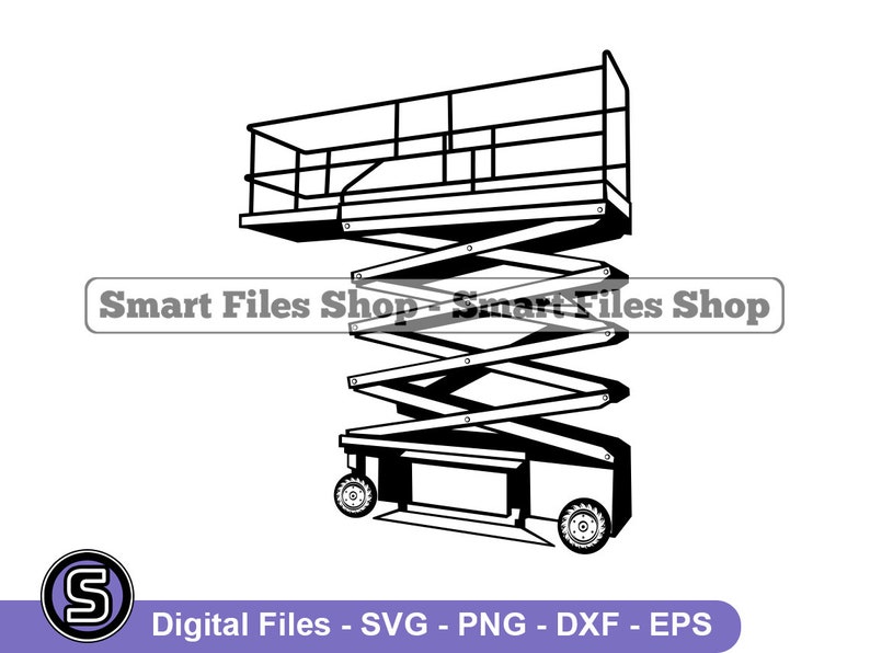 Scissor Lift 2 Svg Warehouse Equipment Svg Logistics Svg - Etsy
